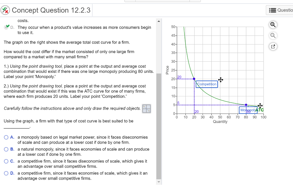 %) Concept Question 12.2.3 Questio costs D. They | Chegg.com