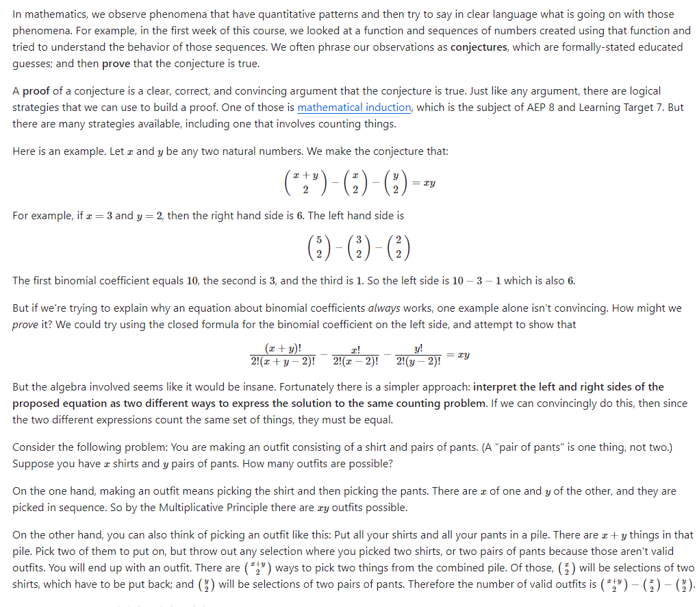 Solved In mathematics, we observe phenomena that have | Chegg.com