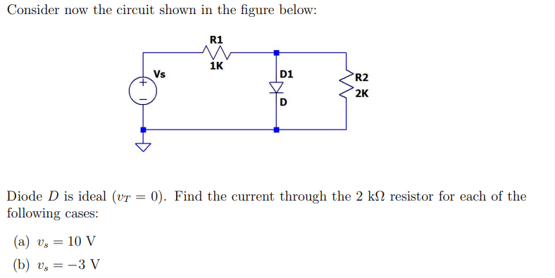 Solved Consider now the circuit shown in the figure below: | Chegg.com