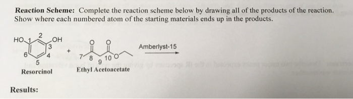 Solved Reaction Scheme: Complete the reaction scheme below | Chegg.com