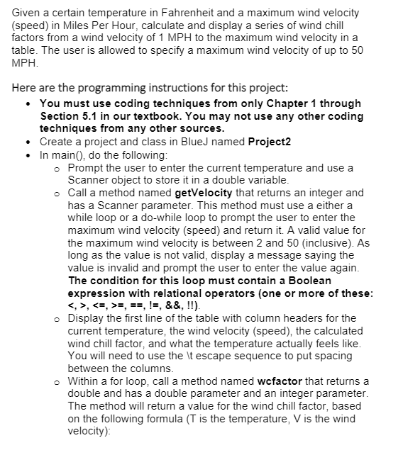 Solved Given a certain temperature in Fahrenheit and a | Chegg.com