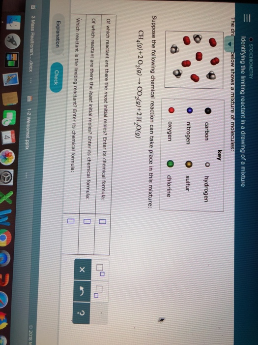 Solved O STOICHIOMETRY Identifying the limiting reactant in | Chegg.com
