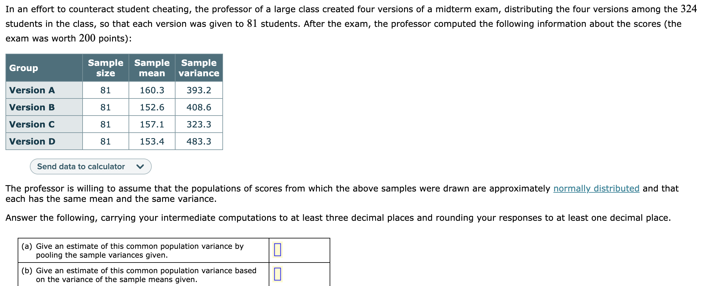 In an effort to counteract student cheating, the | Chegg.com