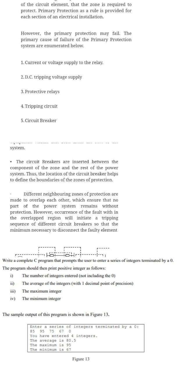 Solved of the circuit element, that the zone is required to | Chegg.com