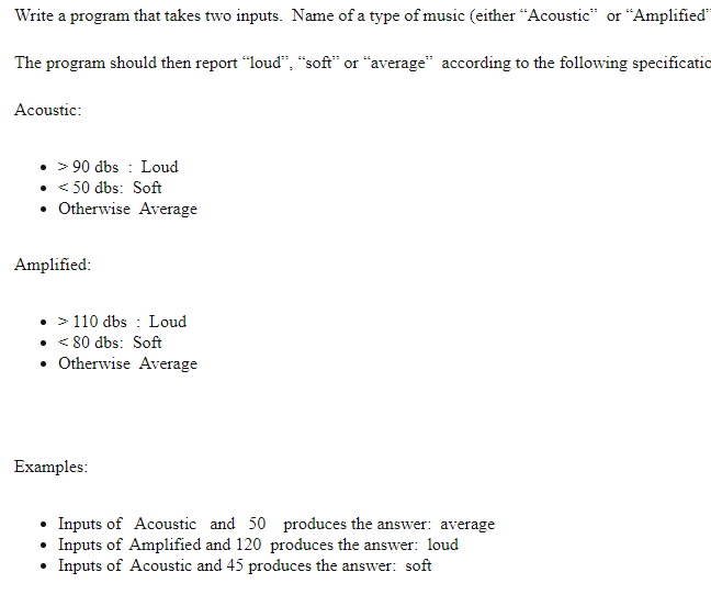 Solved Write a program that takes two inputs. Name of a type | Chegg.com