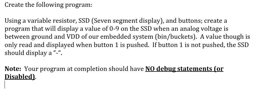 Solved Create the following program: Using a variable | Chegg.com