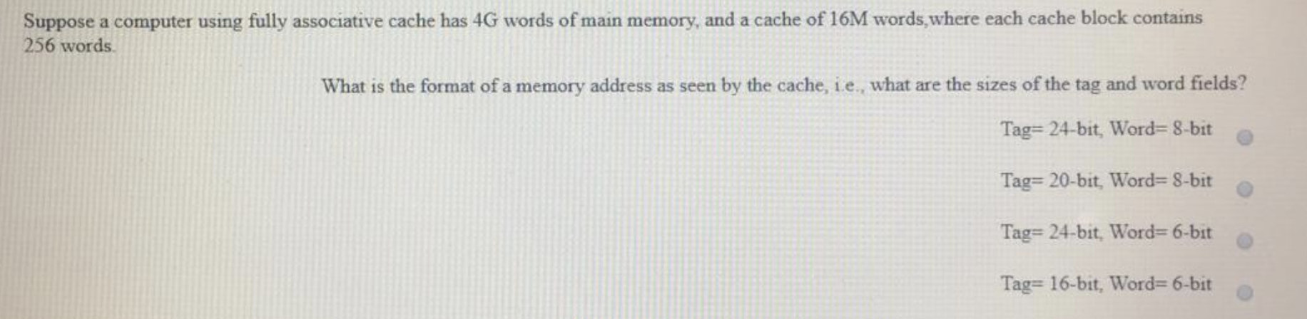 Solved Suppose a computer using fully associative cache has | Chegg.com