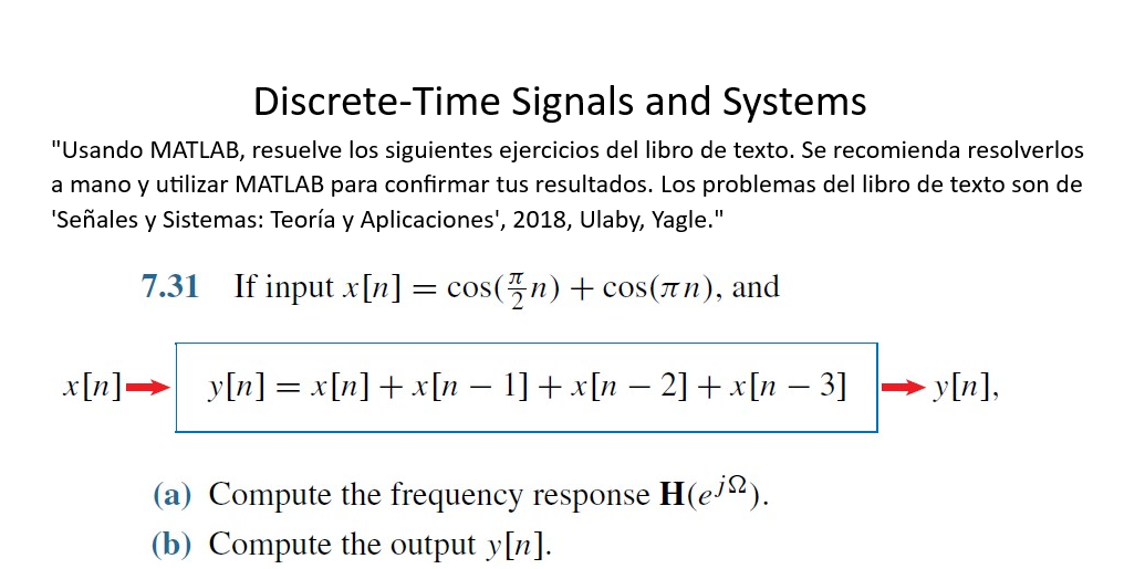 Solved "Usando MATLAB, resuelve los siguientes ejercicios | Chegg.com