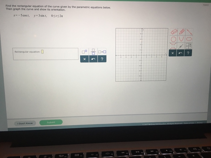 Solved Find the rectangular equation of the curve given by | Chegg.com