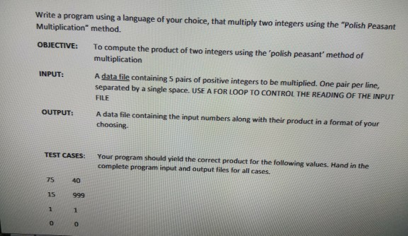 Solved Write a program using a language of your choice, that | Chegg.com