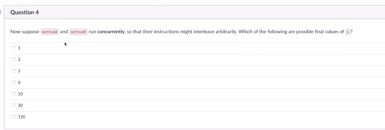 Solved Question 3 Consider the following code: private | Chegg.com