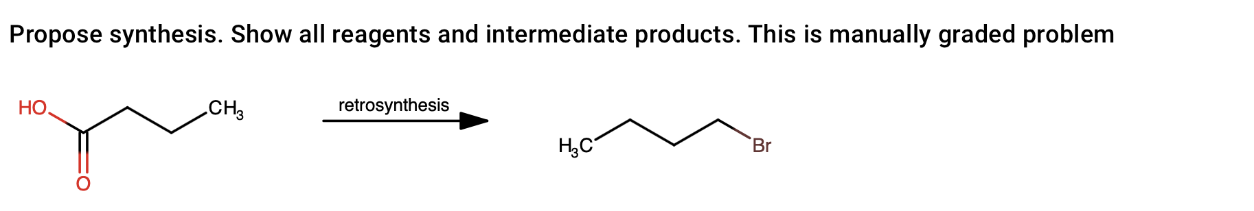 Solved Propose synthesis. Show all reagents and intermediate | Chegg.com