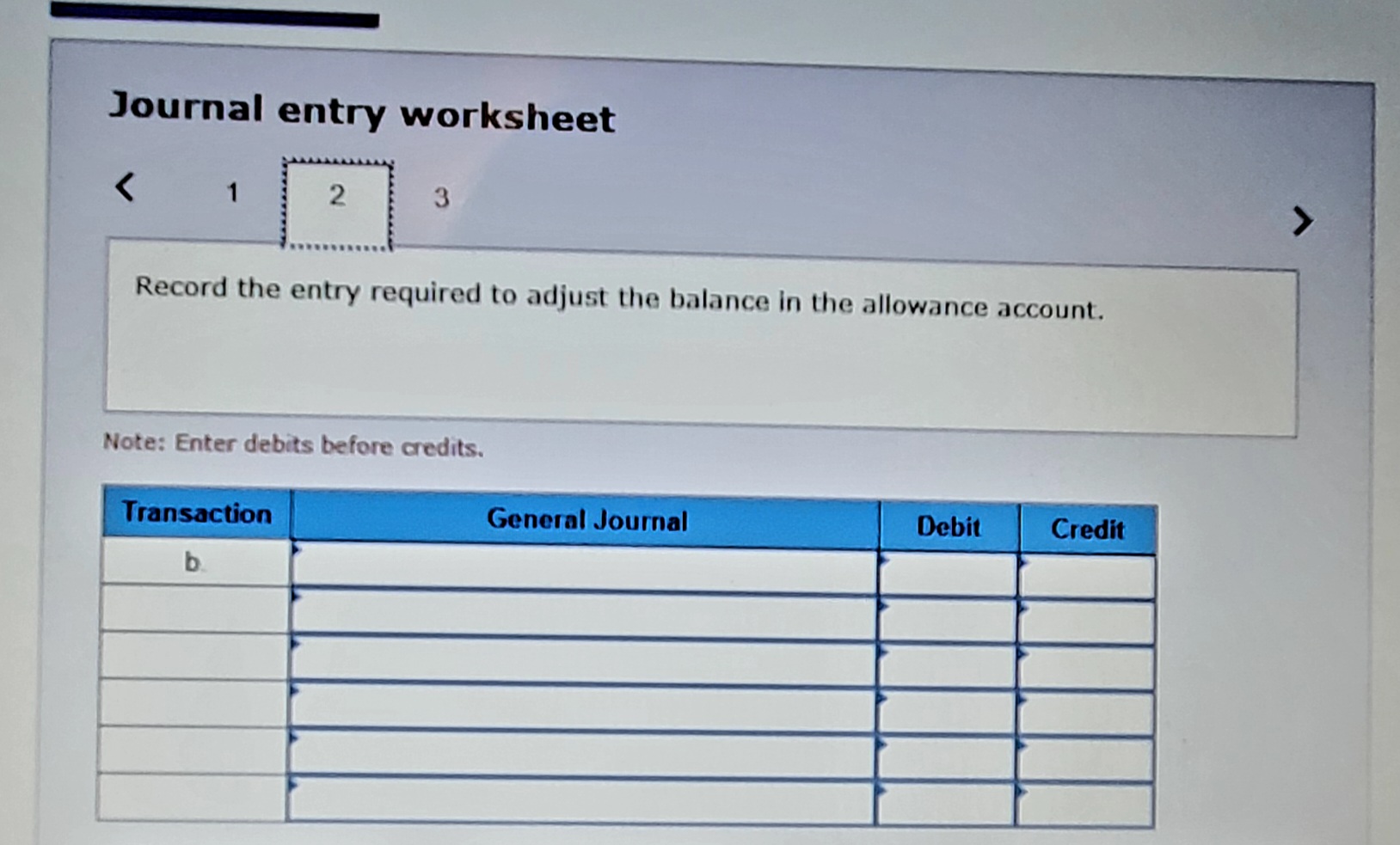 Solved Journal entry worksheet Record the entry required to | Chegg.com