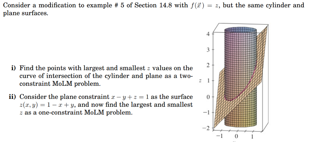 Solved Consider a modification to example # 5 of Section | Chegg.com