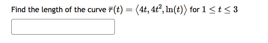 Solved Find the length of the curve | Chegg.com