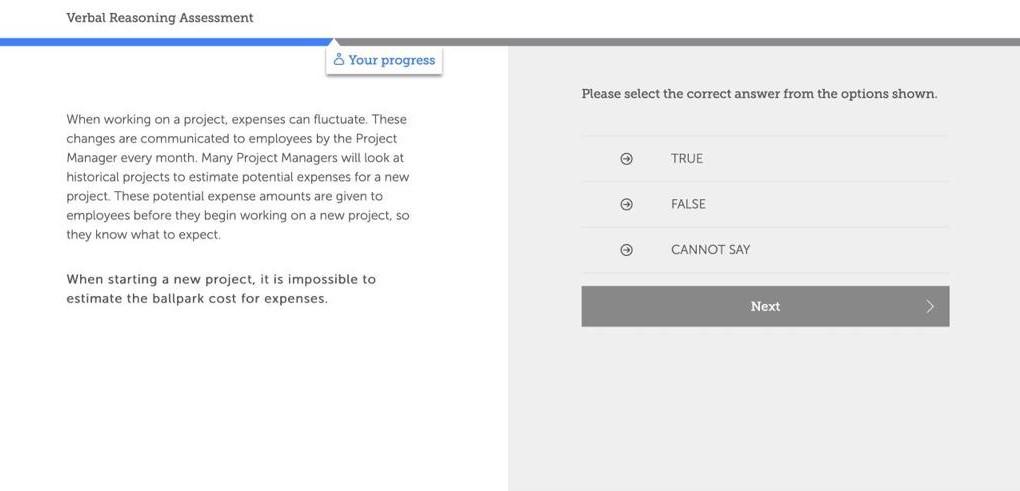 solved-verbal-reasoning-assessment-your-progress-please-chegg