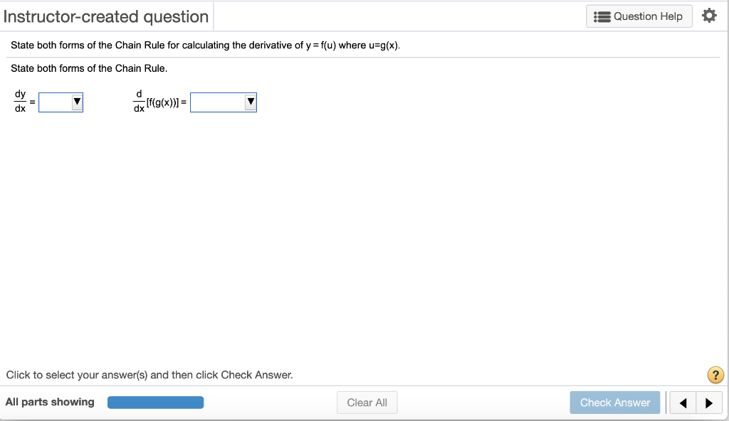 Solved Instructor-created question Question Help State both | Chegg.com