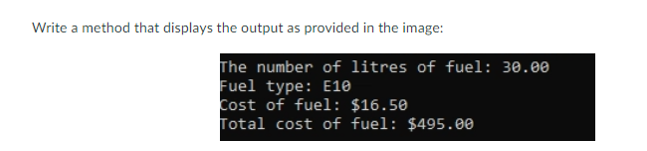 Solved I need to write a C# program using only one class | Chegg.com