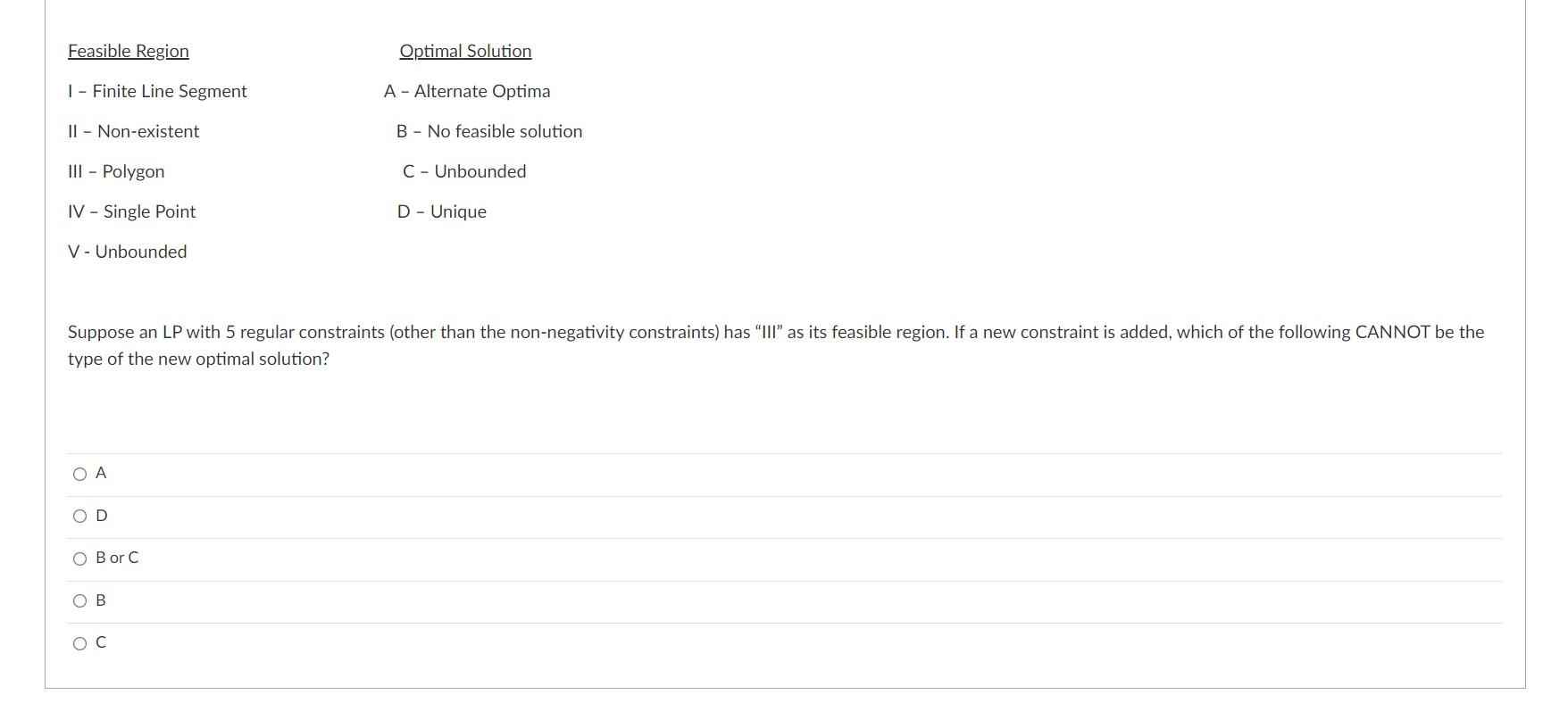 Suppose an LP with 5 regular constraints (other than | Chegg.com