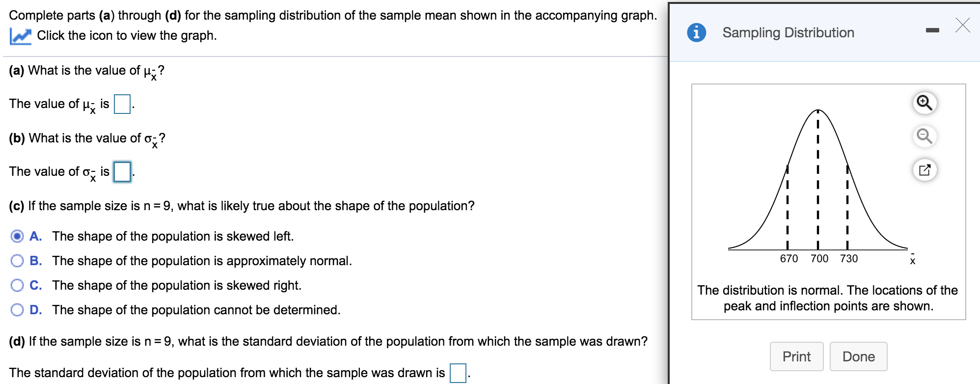 Solved Complete parts (a) through (d) for the sampling | Chegg.com
