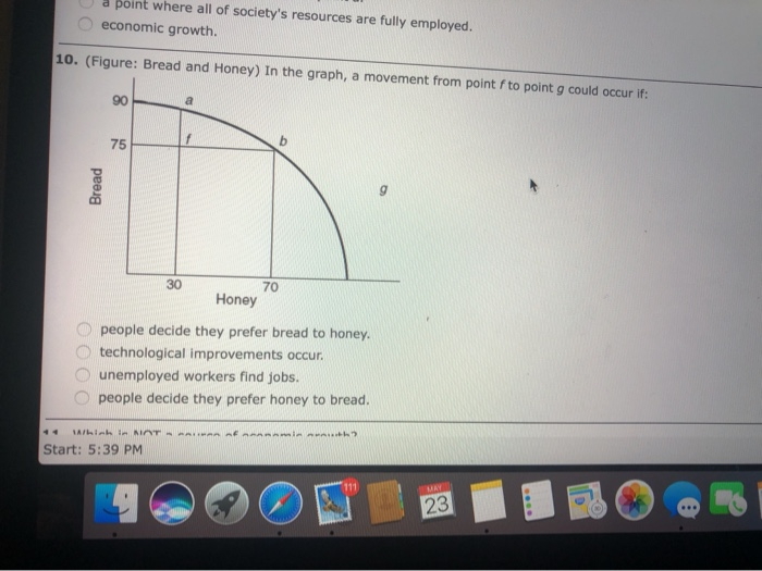 Solved d point where all of society's resources are fully | Chegg.com