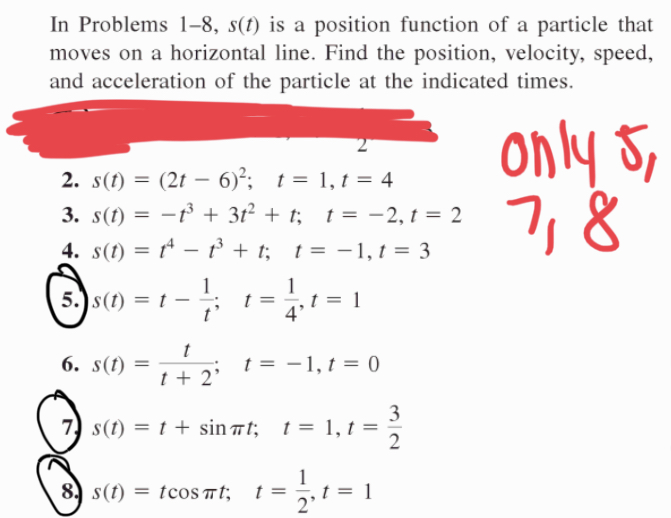 Solved In Problems 1−8,s(t) is a position function of a | Chegg.com