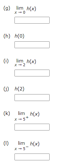 Solved limx→−3−h(x) limx→−3+h(x) limx→−3h(x) h(−3) | Chegg.com