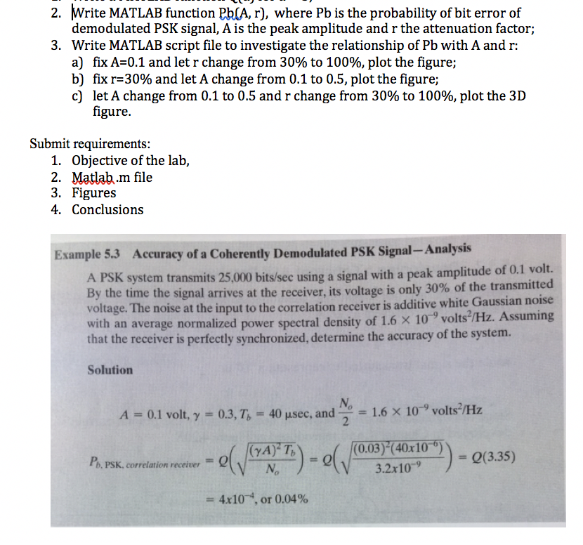 Solved 2. Write MATLAB function Pb(A, r), where Pb is the | Chegg.com