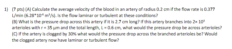 Solved 1) (7 pts) (A) Calculate the average velocity of the | Chegg.com