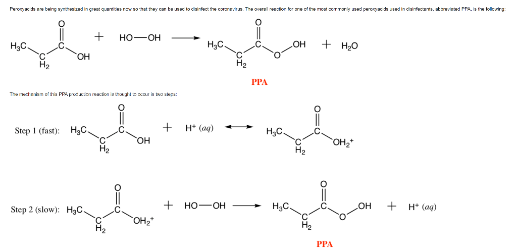Solved Peroxyacids are being synthesized in great quantities | Chegg.com