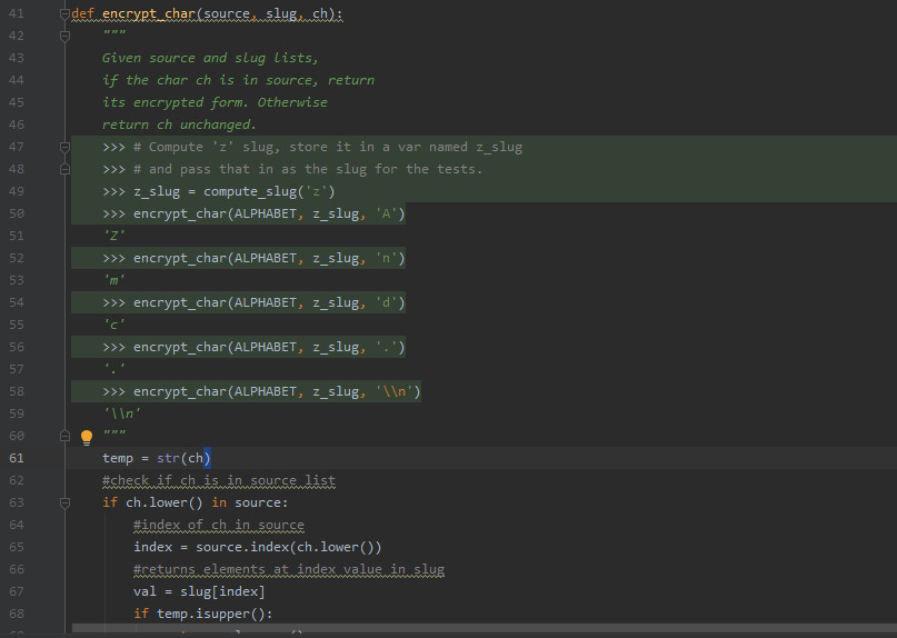 Solved e, encrypt_file(), decrypt_file() Implement these | Chegg.com