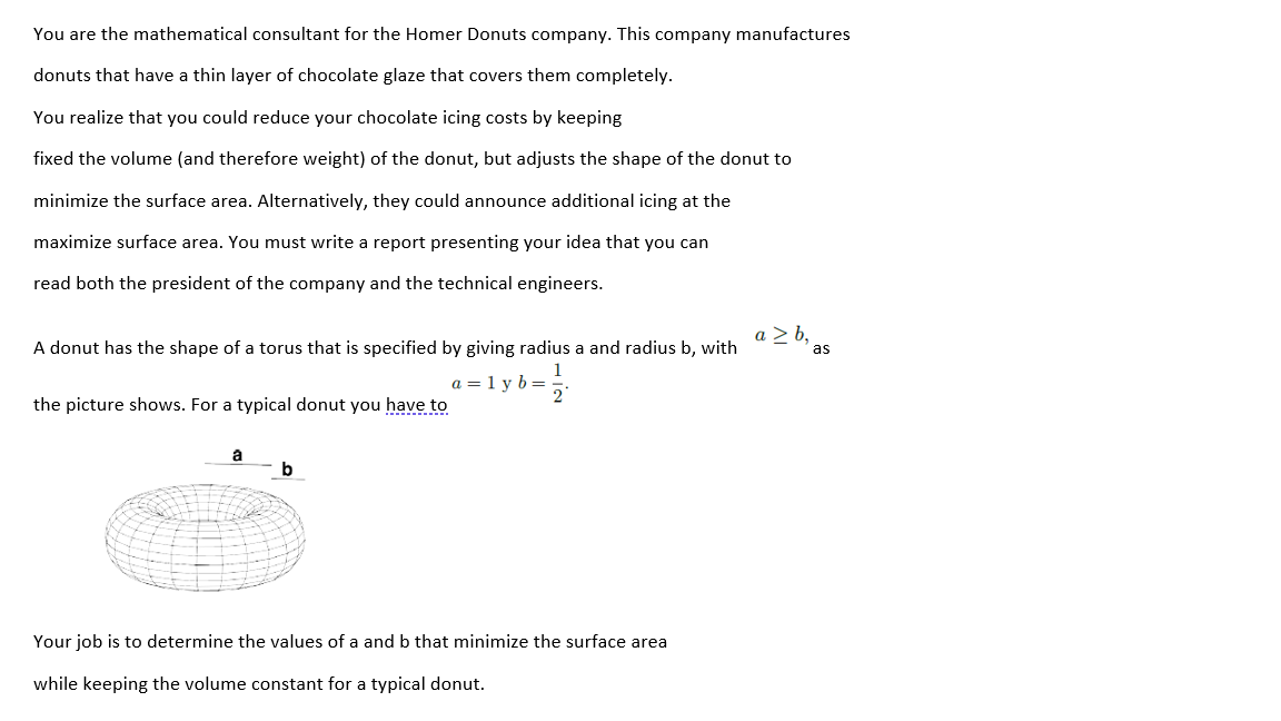 Solved You are the mathematical consultant for the Homer | Chegg.com