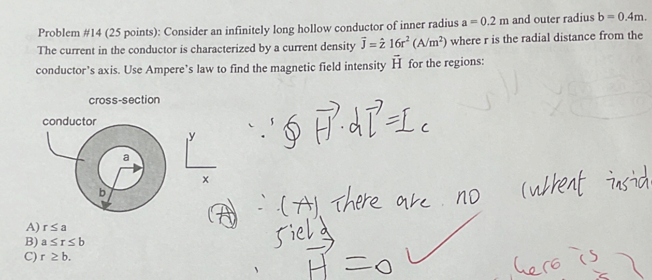 Solved Problem \#14 (25 points): Consider an infinitely long | Chegg.com
