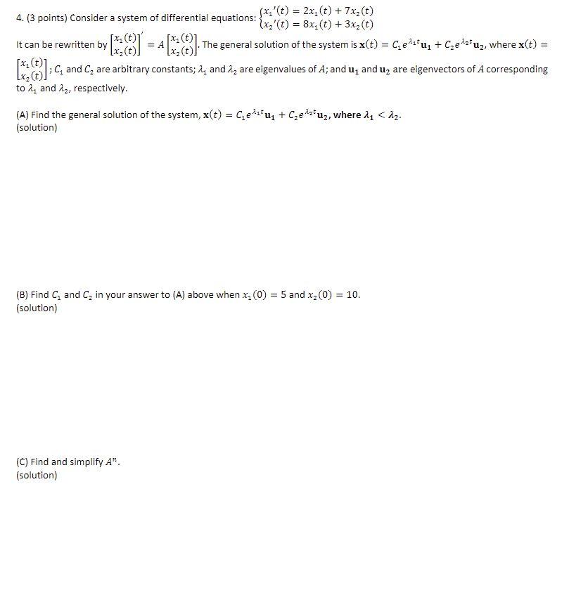 Solved #FF: Please use Linear Algebra with proper | Chegg.com