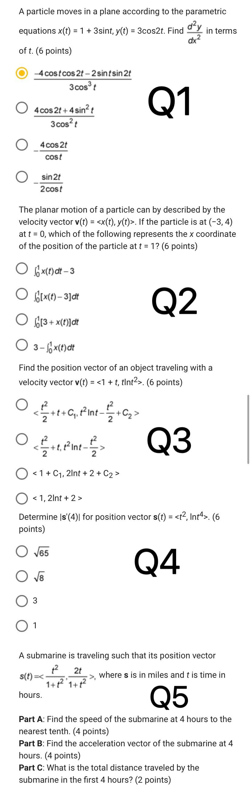 Solved Q1 Q2 Q3 Q4 Q5 | Chegg.com