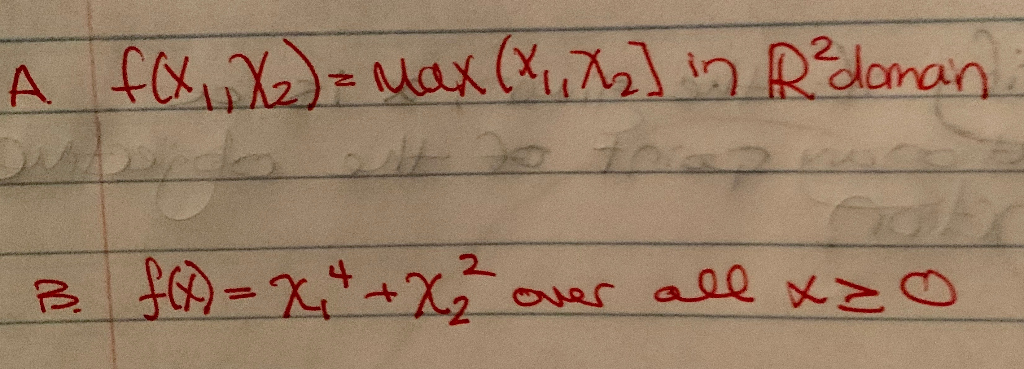 Solved Determine Whether Each Of The Functions Is Convex 6466