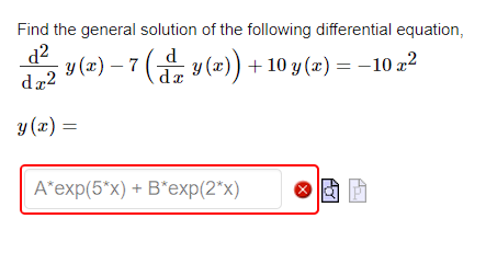 Solved Find the general solution of the following | Chegg.com