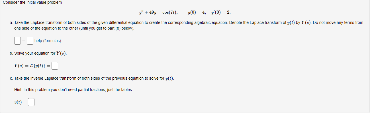Solved Consider the initial value problem y + 2y = 16t, y(0) | Chegg.com