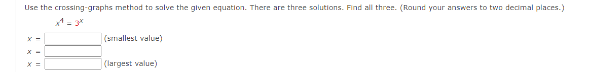 Solved Use the crossing-graphs method to solve the given | Chegg.com