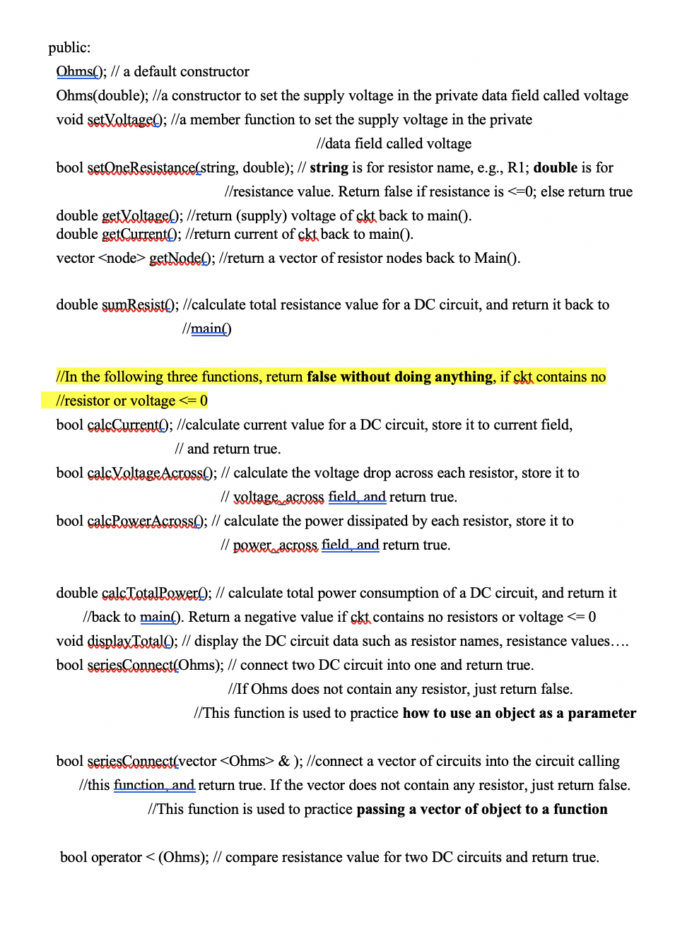 EECE 1080/CS 1021 CS 1 -- Spring 2020 - Lab 10 Class | Chegg.com