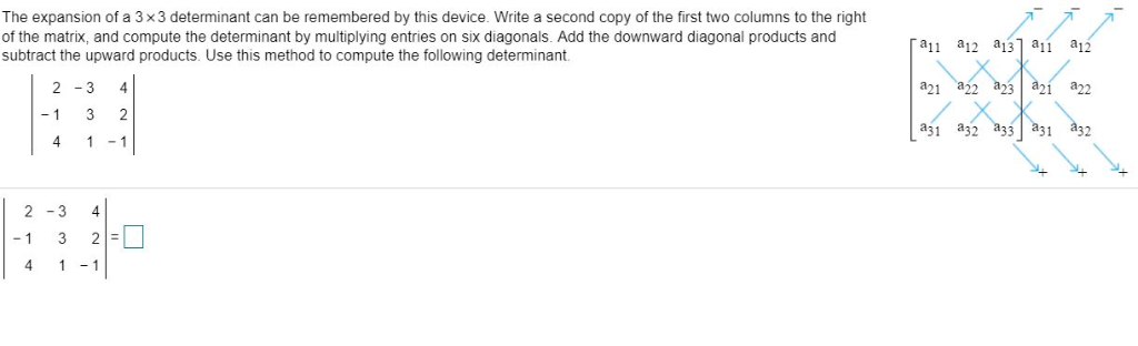 Solved Compute the following determinant by cofactor | Chegg.com