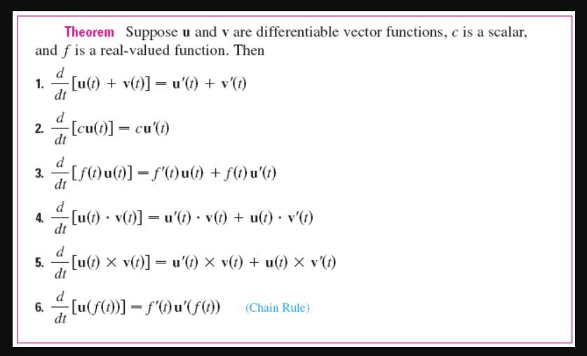 Solved = If u(t) = (sin(4t), cos(4t), t) and v(t) = (t, | Chegg.com