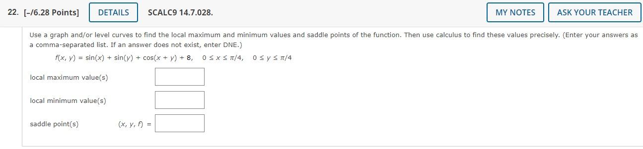 Solved a comma-separated list. If an answer does not exist, | Chegg.com