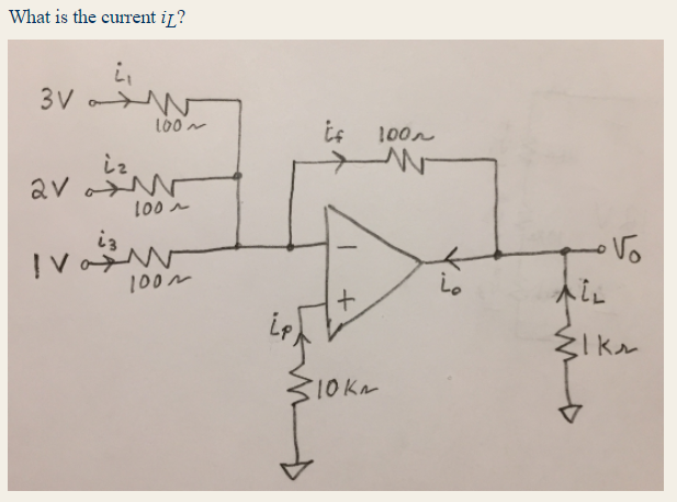 Solved What is the current iſ? 3 vow is 100n AN av sa loon | Chegg.com