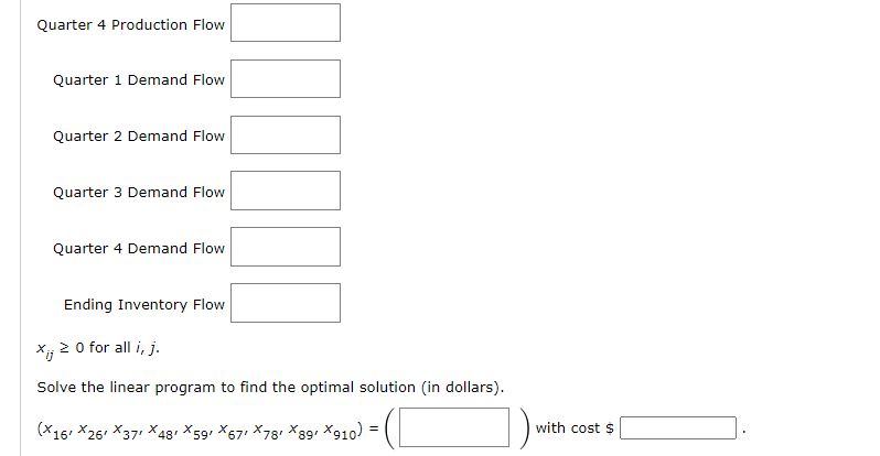 Solved Develop a linear programming model to minimize cost. | Chegg.com