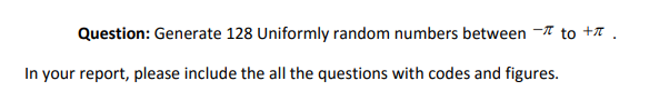 Solved The following Matlab program generates random signals | Chegg.com