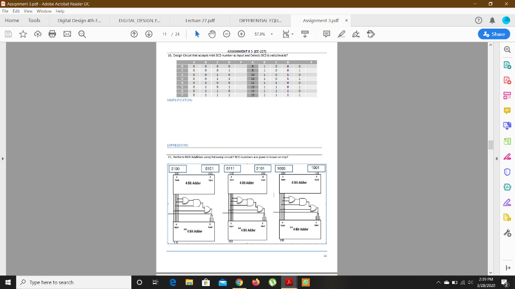 Solved Assignment 3.pdf - Adobe Acrobat Reader DC File Edit | Chegg.com