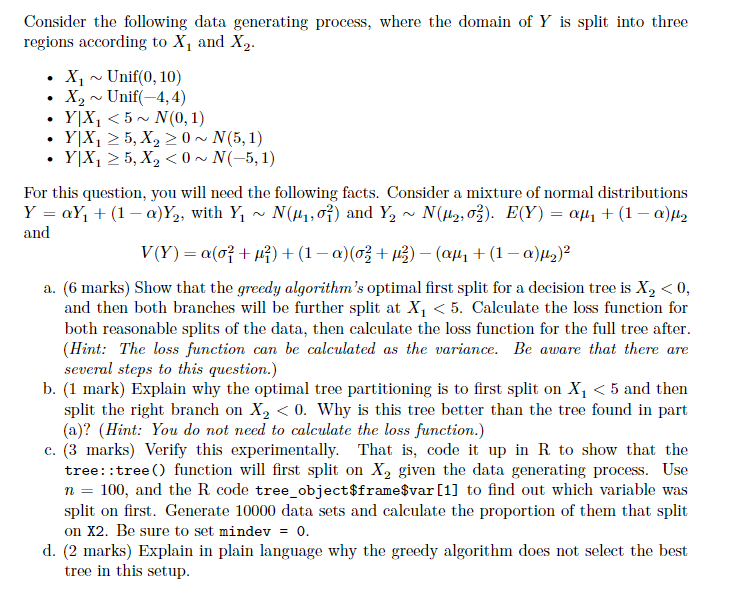 Solved Consider the following data generating process, where | Chegg.com