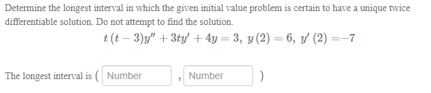 Solved Determine the longest interval in which the given | Chegg.com