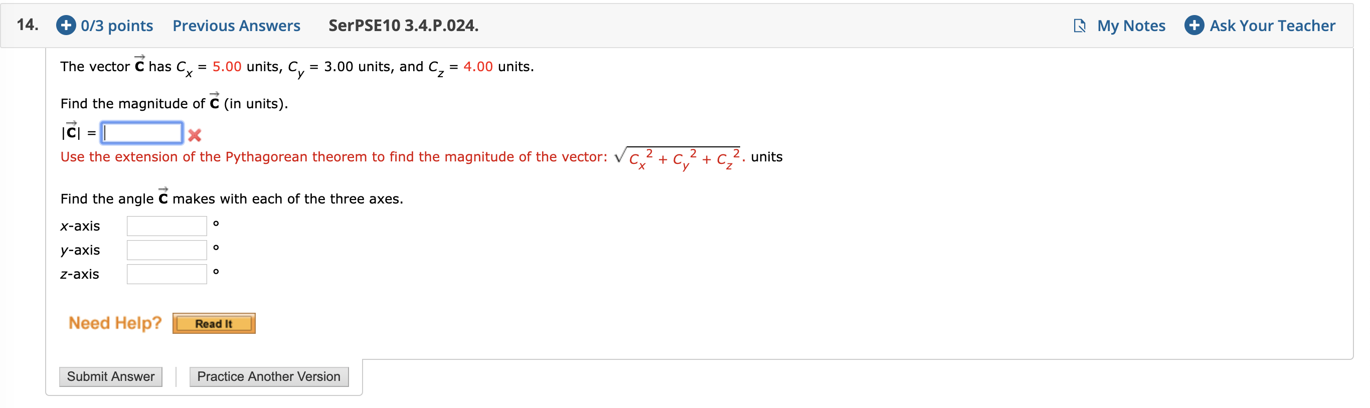 Solved 14. + 0/3 points Previous Answers SerPSE10 3.4.P.024. | Chegg.com Solved 14. + 0/3 points Previous Answers SerPSE10 3.4.P.024. | Chegg.com